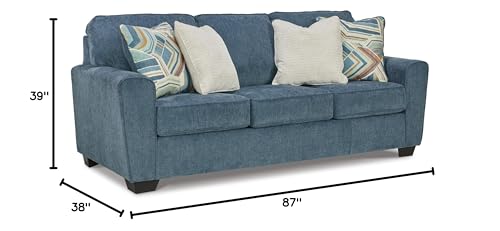 Signature Design by Ashley Cashton Casual Sofa for Living Room, Blue