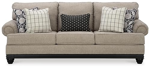 Signature Design by Ashley Elbiani Classic Sofa for Living Room, Light Gray