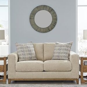 Signature Design by Ashley Parklynn Classic Loveseat for Living Room, Beige