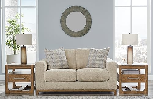 Signature Design by Ashley Parklynn Classic Loveseat for Living Room, Beige