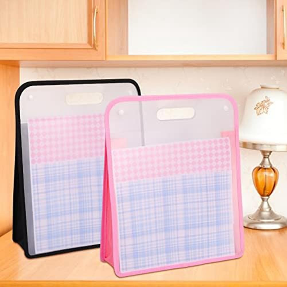 Vogely 4Pcs 15.8 X 13 X 3 Inches Scrapbook Paper Storage Organizer Box, Expandable Paper Folio12 X 12 Sheets,for Cardstock