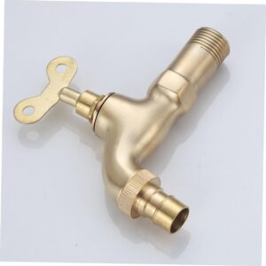 OSALADI Bathtub Faucet Faucets for Bath Sinks Copper Water Tap Wash Machine Tap Toilet Water Tap Kitchen Water Tap Washing Machine Faucet Quickly Open The Water Spout Stainless Steel