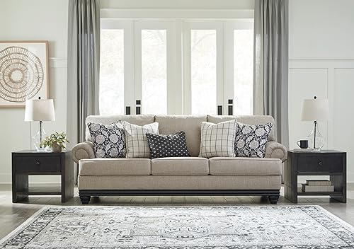 Signature Design by Ashley Elbiani Classic Sofa for Living Room, Light Gray