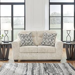 Signature Design by Ashley Lonoke Contemporary Loveseat for Living Room, Beige