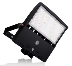 ruggedgrade 150 watt - nextgen iv series led flood light with photocell - 21,000 lumen - color selectable 30k/40k/50k - flood mount - black