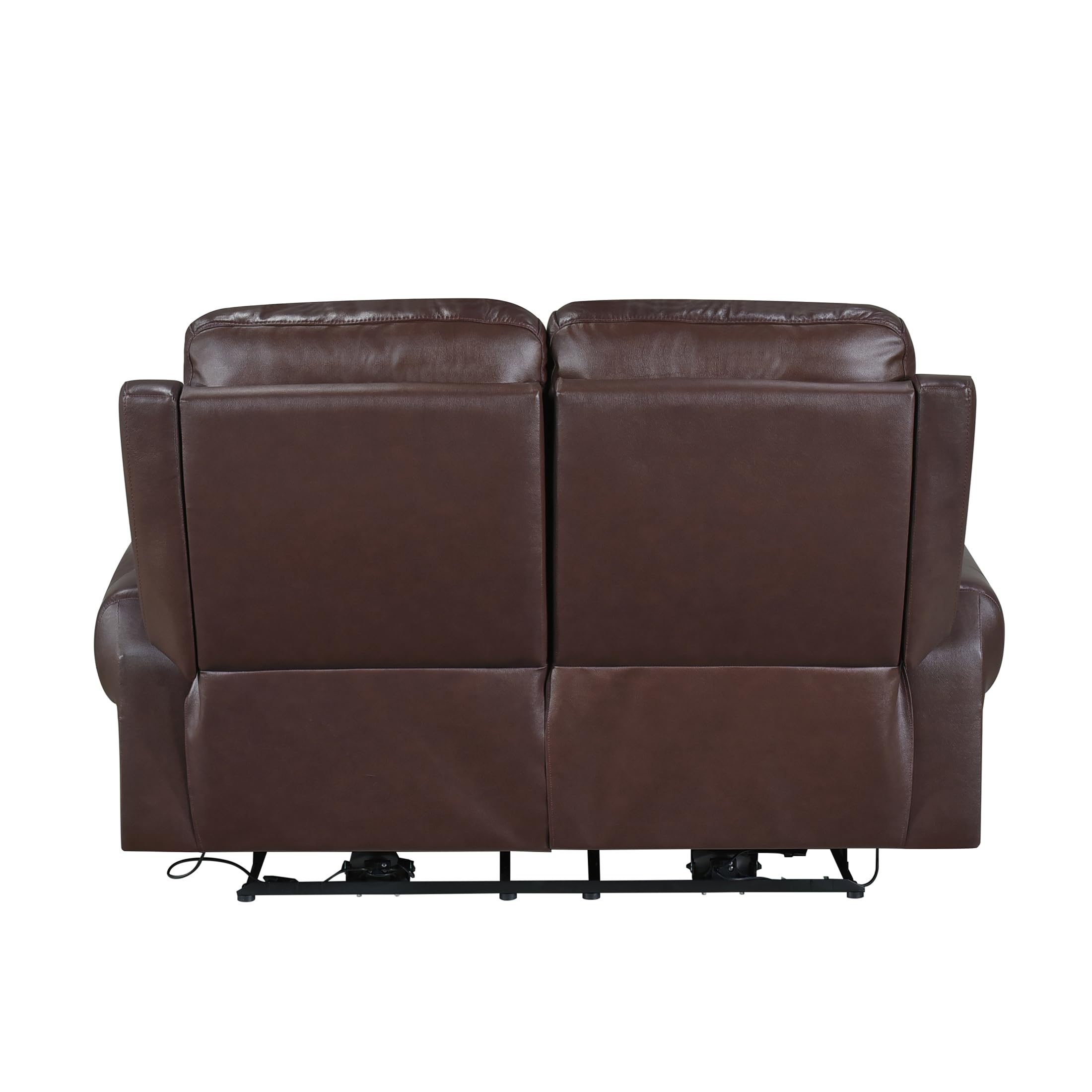 Lexicon Jaunt Wall-Hugger Power Double Reclining Loveseat, Brown