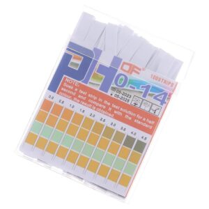 HOBBYIN pH Test Strips, 0-14, 0.5 Accuracy 100ct, pH Strips pH Test Paper for Test Drinking Water,Pools, Aquariums, Monitor Body pH Levels