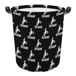 laundry basket - brraaap dirt bike motocross handy laundry collapsible foldable, decorative storage baskets for toys