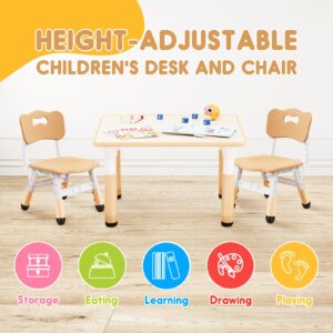 Kids table and chairs, Toddler table and chairs, Kids table( 2 chairs ), Kids table and chair set, Kids table and chair set 5-8 year old, Toddler table and chair set with 8 leg covers +12 color pens