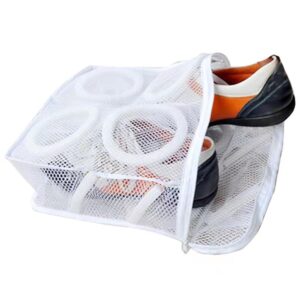 okaka 2pcs shoes wash bags mesh laundry bags sneaker mesh washing bags for gym shoes,sneaker,slipper, and other washer-safe footwear