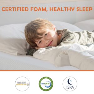 Green Tea Full Size Mattress, 8 Inch Gel Memory Foam Full Mattress Cooling Mattress Pad, CertiPUR-US Certified Mattress Full Size Bed for Kids/Adults, Bed-in-a-Box/Pressure Relieving, Full