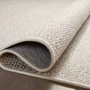 Loloi Amber Lewis x Malibu Ivory/Dove 5'-1" x 7'-7" Area Rug