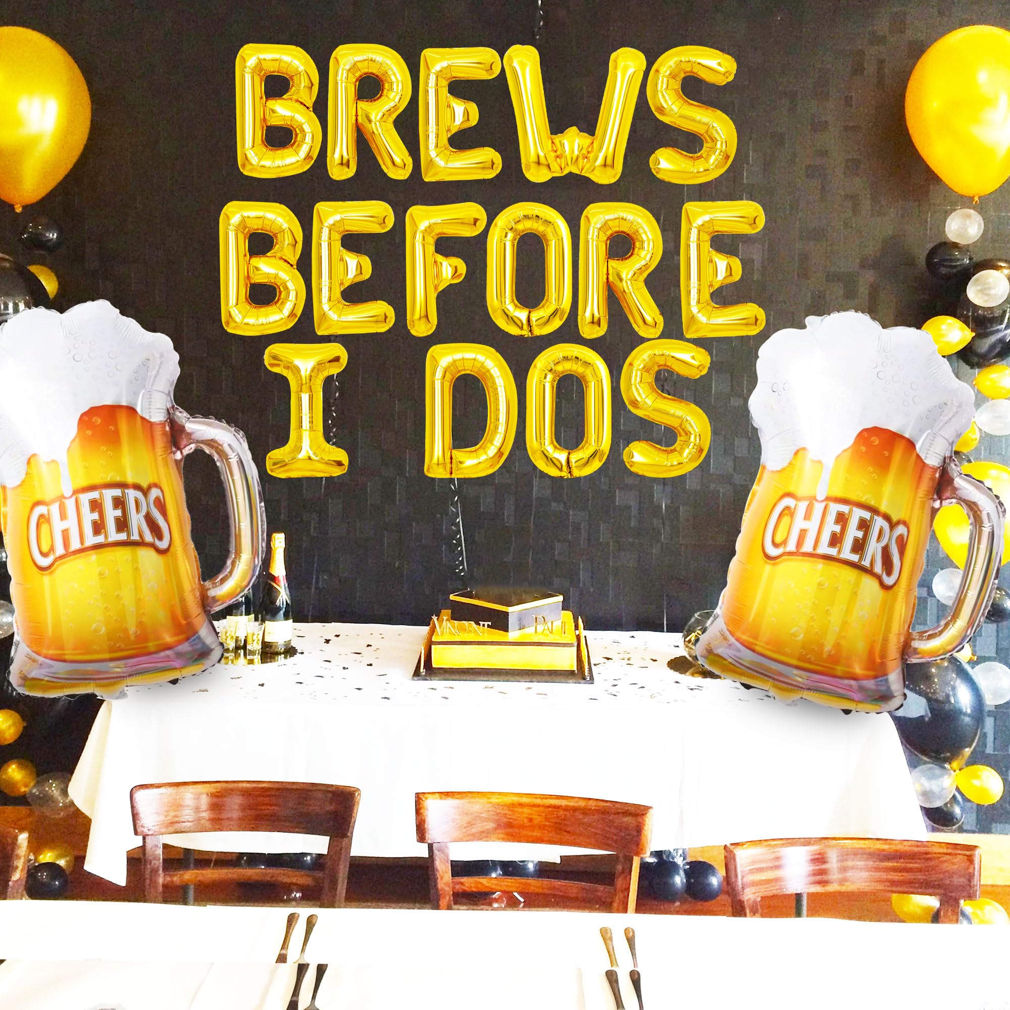 Brews before I Dos Balloons Brews before I Dos Sign Bride Shower Decorations Bachelorette Engagement Decorations Bach Decor