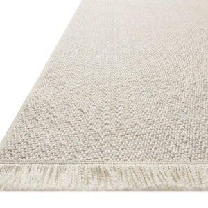 Loloi Amber Lewis x Malibu Ivory/Dove 5'-1" x 7'-7" Area Rug