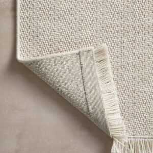 Loloi Amber Lewis x Malibu Ivory/Dove 5'-1" x 7'-7" Area Rug