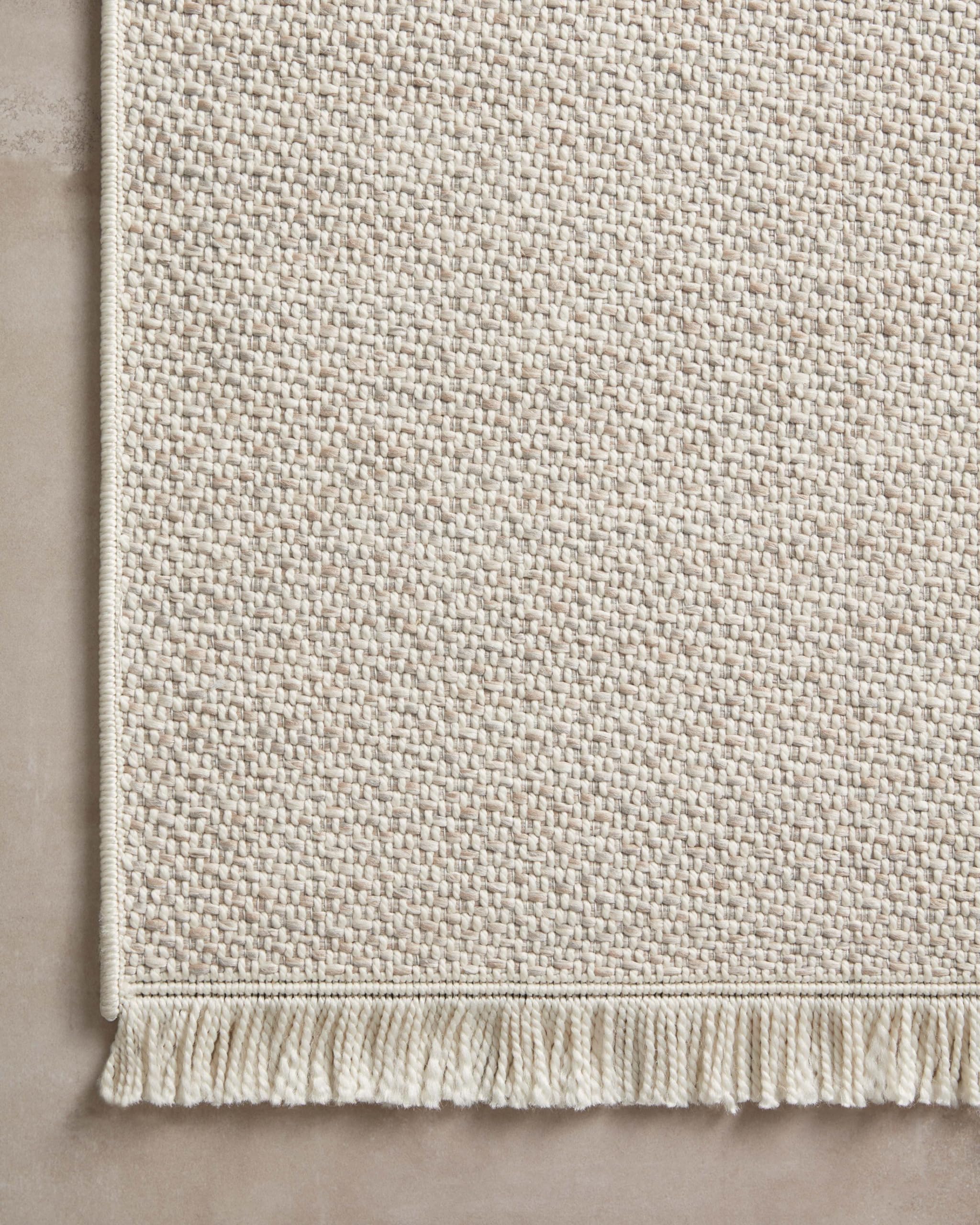 Loloi Amber Lewis x Malibu Ivory/Dove 5'-1" x 7'-7" Area Rug