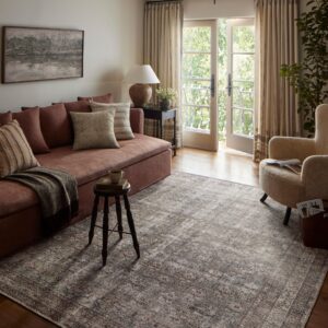 Loloi Amber Lewis x Georgie Moss/Bark 7'-6" x 9'-6" Area Rug