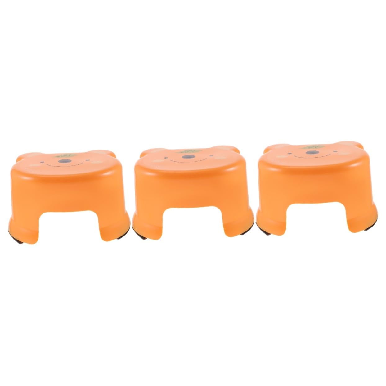 ibasenice 3pcs Cartoon Plastic Stool Potty Training Chart Poop Stool for Bathroom Stool Toddler Bathroom Step Stool Plastic Step Stools for Small Step Stool Bench Child Toilet