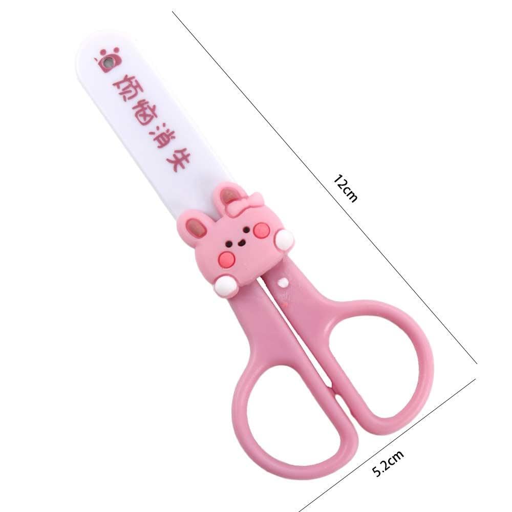 Art Scissors 3PCS Cute Tiny Scissors Portable Mini Art Paper Scissors Home Multifunctional Hand Scissors Student Stationery School Office Supplies