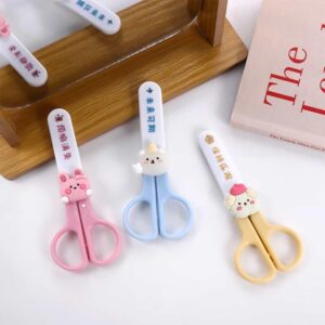 Art Scissors 3PCS Cute Tiny Scissors Portable Mini Art Paper Scissors Home Multifunctional Hand Scissors Student Stationery School Office Supplies