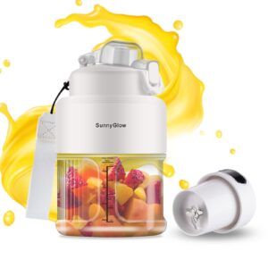 personal size blender, 500ml personal size blender with lid for shakes and smoothies with 10 blades, 17oz blender