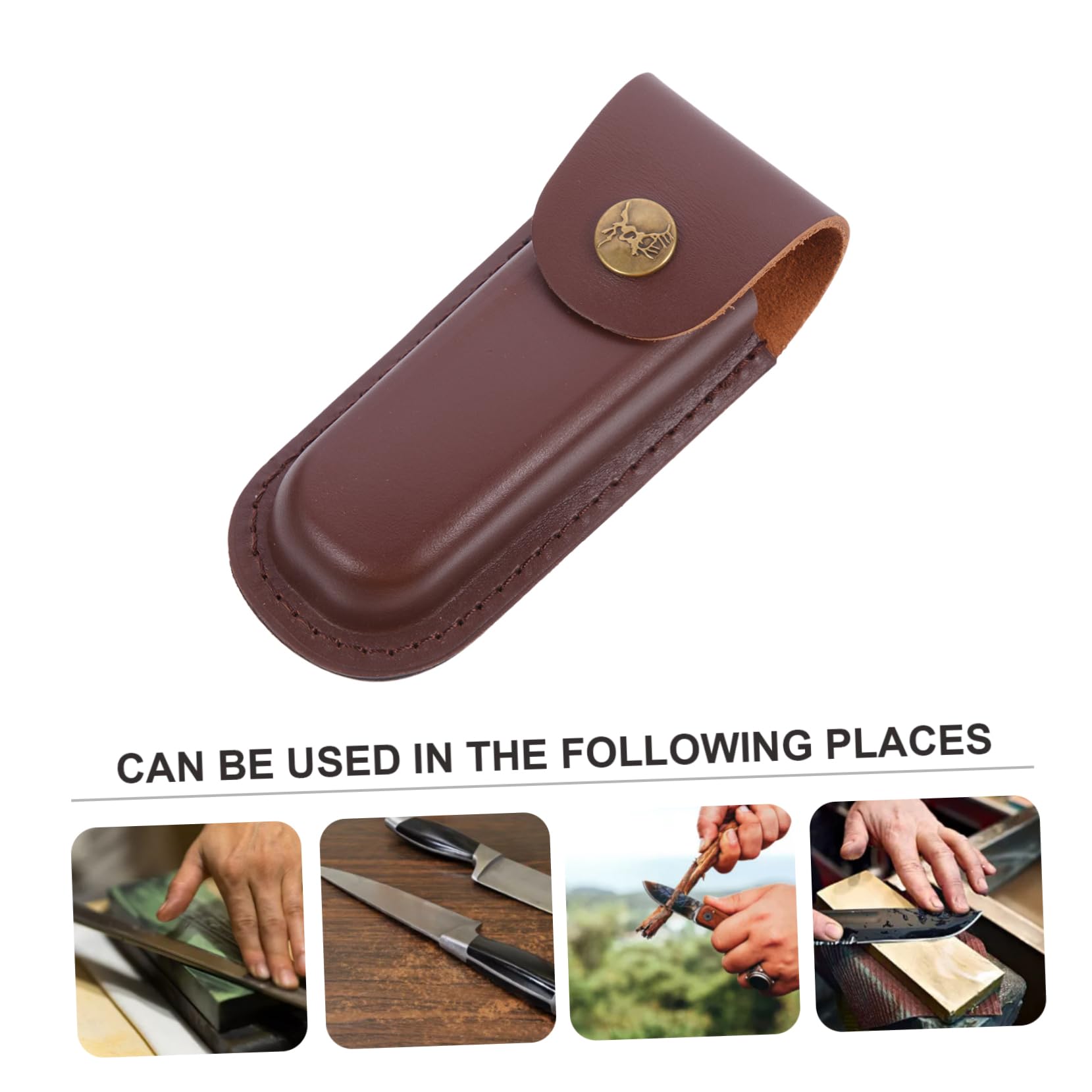 Housoutil 3pcs Leather Case Cutter Leather Belt for Belt Waist Belt Cutter Cover Tool Pouch Belt Pocket Belt Kitchen Kitchen Universal Skin