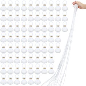 poen 150 pack wedding no mess streamers hand throw streamers wedding no mess streamers bulk throw streamers for wedding send off graduation birthday party celebration school opening(white)