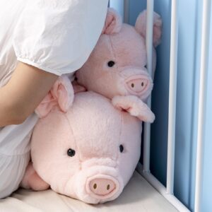 Weighted Stuffed Animals, 5lbs Weighted Pig Stuffed Animal Plush Toy Pink Pig Weighted Plush Animals Hugging Pillow Gifts for Kids and Adults, 25.2 inch