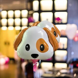 Puppy Dog Emoticon bag Balloon 3pcs 28Inch/Puppy Dog Head Balloons/Dog Birthday Balloon/Halloween Decoration Balloons/Adopt Puppy Party Decoration/Animal Party/Baby Showers/Spoof Theme Party