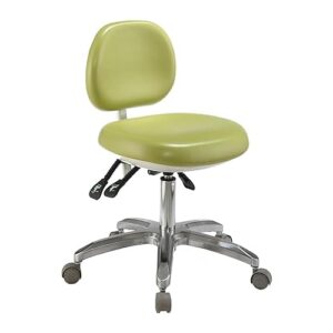 sfklyu dental doctor's chair dentist stools pu leather adjustable backrest, height dentist chair for clinic, dental, shop, lab chair,b1