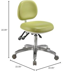 SFKLYU Dental Doctor's Chair Dentist Stools PU Leather Adjustable Backrest, Height Dentist Chair for Clinic, Dental, Shop, Lab Chair,B1