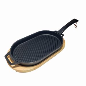 pizza cast iron grill pan suitable for most pizza ovens-griddle and grills