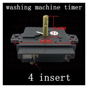 4insert 15 Minutes ，Compatible for Haier Washing Machine Timer Switch Wash Timer Semi-Automatic Double-Cylinder Washing Machine Parts