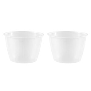 tamosh plastic 120ml electric cooker rice measuring cup 2pcs clear white