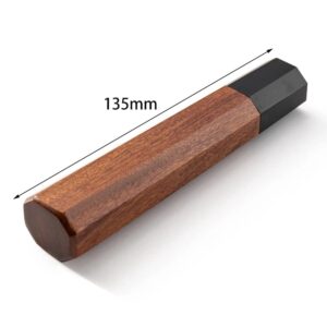 TAMOSH Japanese Chef Knife Handle DIY Kitchen Knives ECO Friendly Wooden Knife Making Details Accessories Octagonal Handle