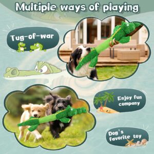 WOWBALA Dog Toys for Large Dogs: Squeaky Dog Toys - Plush Dog Chew Toys - Tough Tug of War Dog Toys - Interactive Puppy Toys for Small,Medium,Large Breed