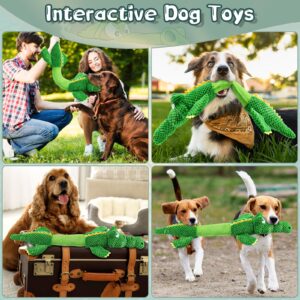 WOWBALA Dog Toys for Large Dogs: Squeaky Dog Toys - Plush Dog Chew Toys - Tough Tug of War Dog Toys - Interactive Puppy Toys for Small,Medium,Large Breed