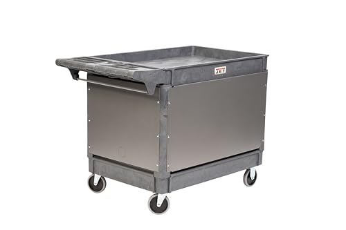 JET PUC-3725 Resin Utility Cart with JT1-126 LOAD-N-LOCK Security System