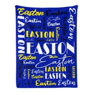 customization of lover custom name blanket personalized blanket for adult kids flannel customized personalized throw blanket (50''x60'', option 26)