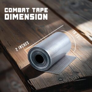 EVERLIT Survival Combat Tape 2 Inch by 10 Ft for Outdoor Field Camping Hunting Adventures EMT Medic First Aid Trauma First Responders (3 Pack)