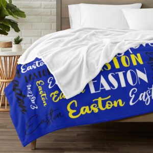 Customization of lover Custom Name Blanket Personalized Blanket for Adult Kids Flannel Customized Personalized Throw Blanket (50''x60'', Option 26)