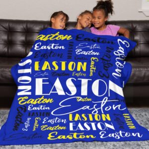 Customization of lover Custom Name Blanket Personalized Blanket for Adult Kids Flannel Customized Personalized Throw Blanket (50''x60'', Option 26)