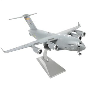 nuotie 1/200 c-17 globemasterⅢ diecast airplane model kits with stand harbor-hickam afb transport metal airplane model pre-build military aircraft (535th airlift squadron)