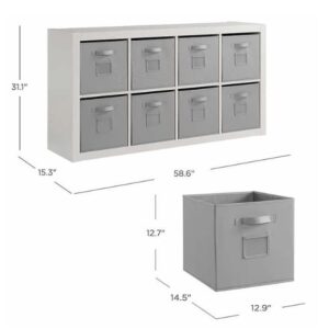 Divider with 8 Storage Bins