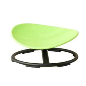 body vestibular balance training rotary table, household circular rotary chair，comfortable and durable spinning chair for autism, ideal for sensory integration therapy (green)