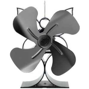 miaton heat powered wood stove fan and mr buddy heater fan (included bracket), non electric fireplace fan eco fan thermal fan thermoelectric fan