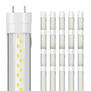 elekico 20-pack t8 led bulbs 4 foot, 24w 3600lm 6500k daylight 4' t8 led light bulbs, ballast bypass, g13 base type b dual-end powered 4ft led tube light, led replacement for fluorescent tubes