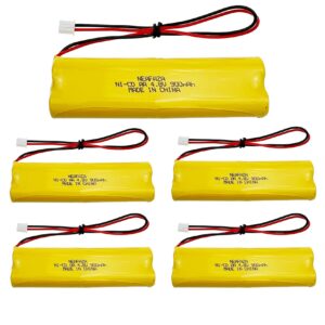 neafaza d-aa650bx4 ni-cd 4.8v 900mah exit sign emergency lighting battery compatible with unitech dual-lite 0120859 ni-cd aa 650mah e1021r lithonia daa650bx4 (5 pack)