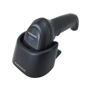 datalogic gryphon gd4590-bk handheld 2d/1d barcode scanner, includes desk/wall mount holder and usb cable