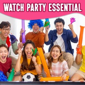 Colorful Hand Clappers - 12 Pack - 7" Noisemakers for Ultimate Party Fun - Sporting Spectacles, Birthday Extravaganzas, and Graduation Celebrations